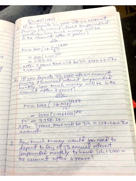 Image result for Compound Interest Notes