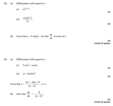 Image result for Differentiation Quotient Rule a Level Math