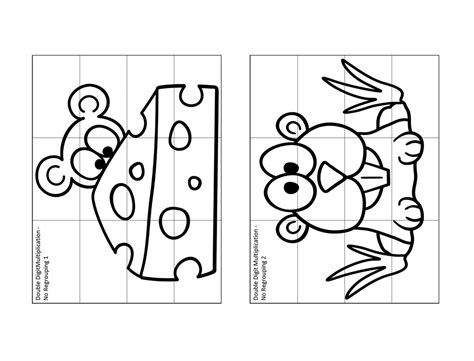 Image result for Double Over Double-Digit Multiplication with Grid Worksheet