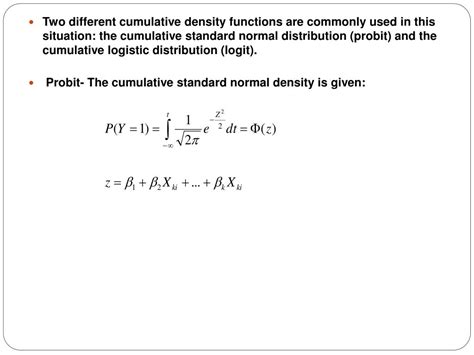 Image result for Difference Between Probit and Logit