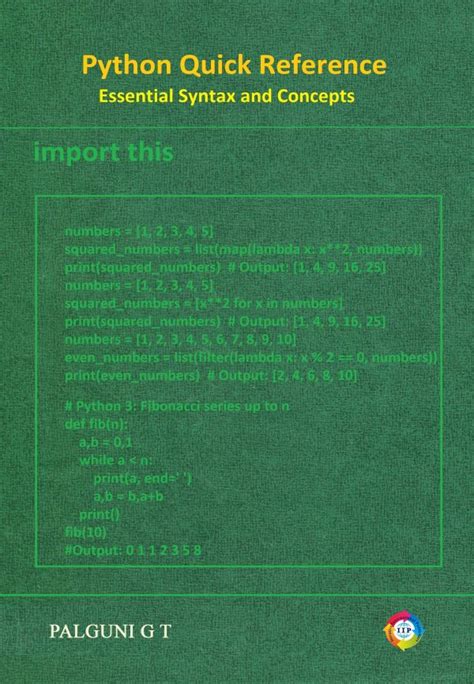 Image result for Python Quick Refernce Function