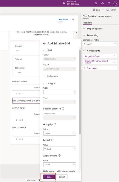 Image result for Model Driven App Editable Grid