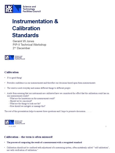 Instrumentation Calibration Standards | PDF | Calibration | Measurement