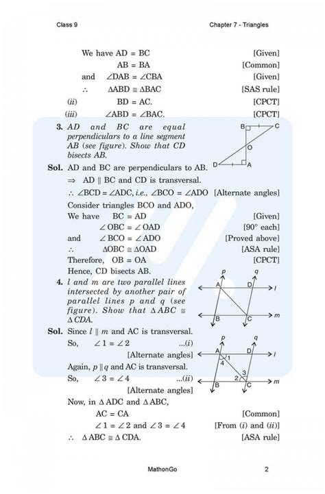 Image result for Math Chapter 7 Triangle PSB 9th Class