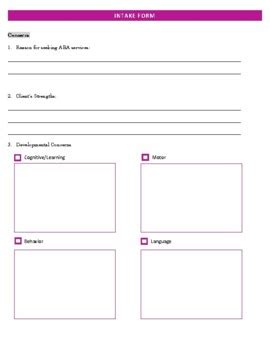 Image result for ABA Intake Process