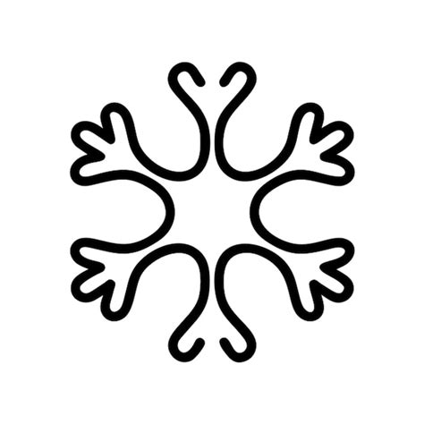 Image result for Snowflake Vector Outline
