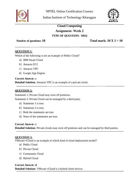 Image result for NPTEL Question Paper Pattern Offline