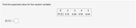 Image result for Problems On Expected Value of Random Variable