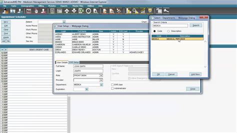 Image result for Color Code Scheduler in AdvancedMD
