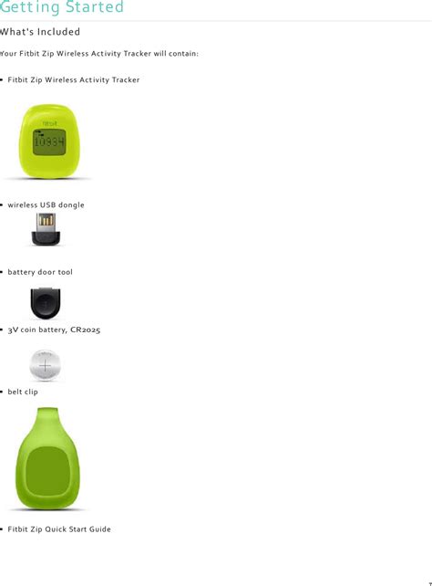Image result for Fitbit Zip Setup Guide