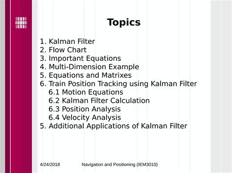 Image result for Kalman Filter Introduction.ppt