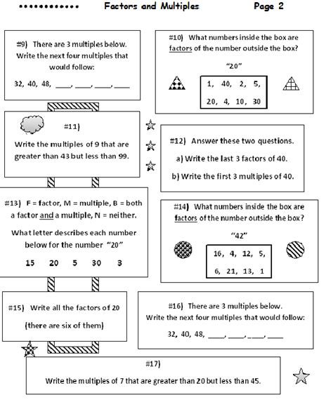 Image result for Multiples and Factors Word Problems