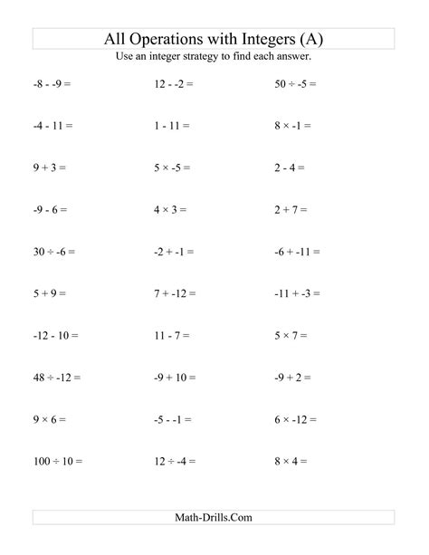 Image result for Integer Number Line Problems
