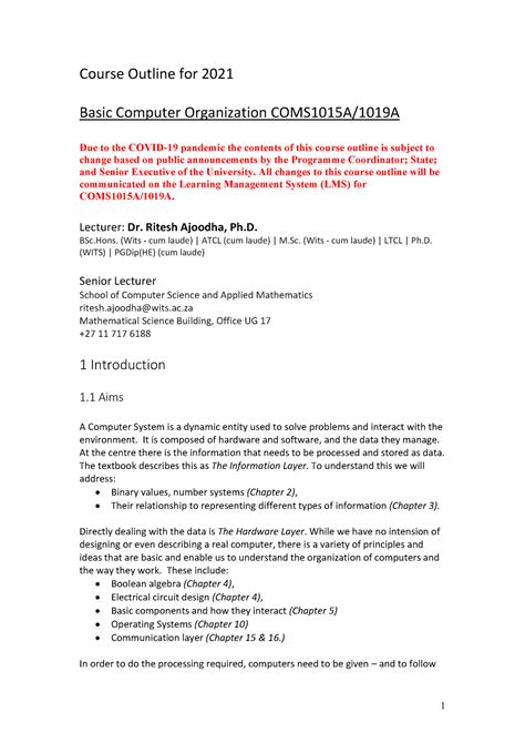 Image result for Basic Computer Course Outline