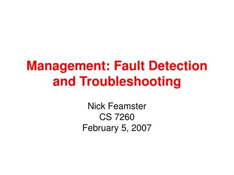 Image result for Fault Detection PowerPoint