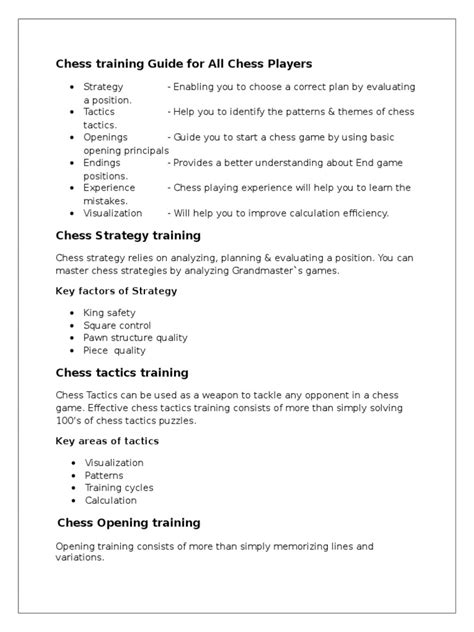 Image result for Chess Training Program