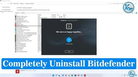 Image result for How to Uninstall Bitdefender Total Security