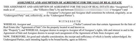 Image result for Real Estate Assignment Contract