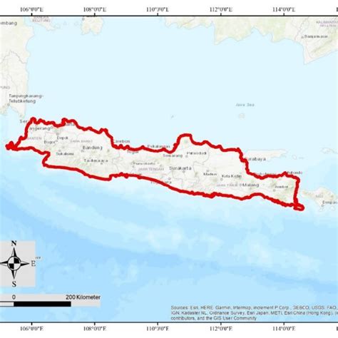 Image result for Java Island Indonesia Map