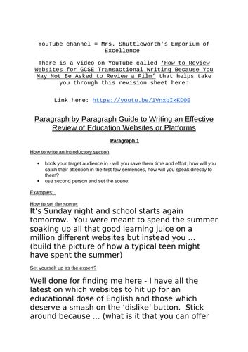 Image result for Review Writing