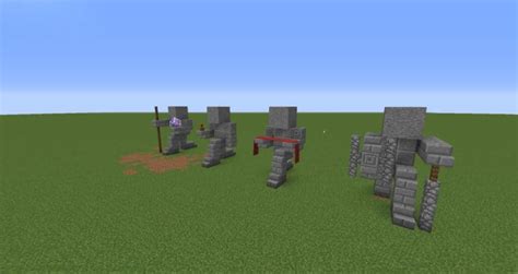 Image result for Minecraft Human Statue Small