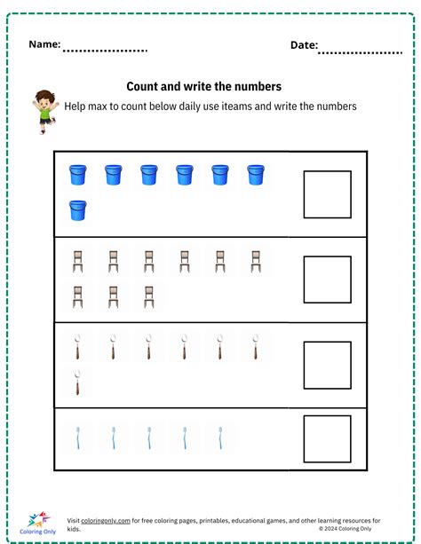 Image result for Learn to Write Numbers Printable