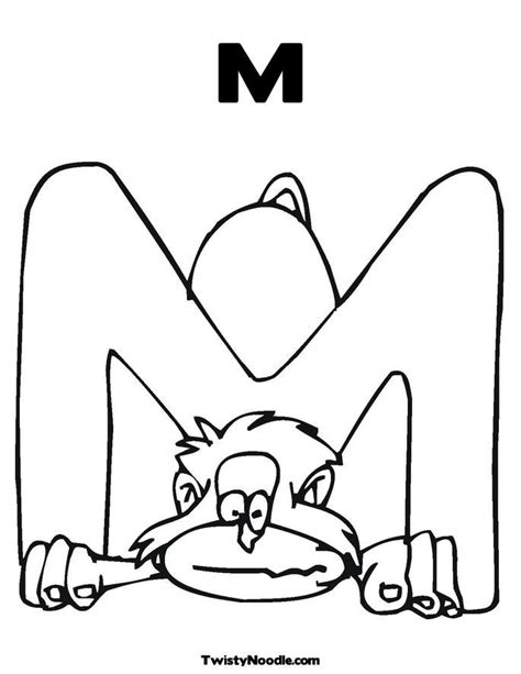 Image result for M Coloring Pages