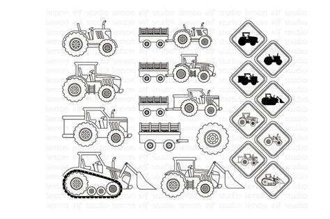 Image result for WD45 Tractor Vector