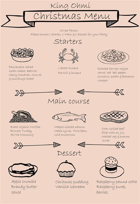 Image result for Main Menu Example