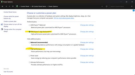 Image result for AMD High Performance Power Plan
