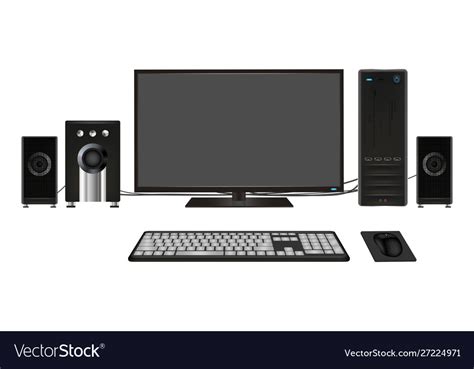 Image result for Desktop Computer Set Vector
