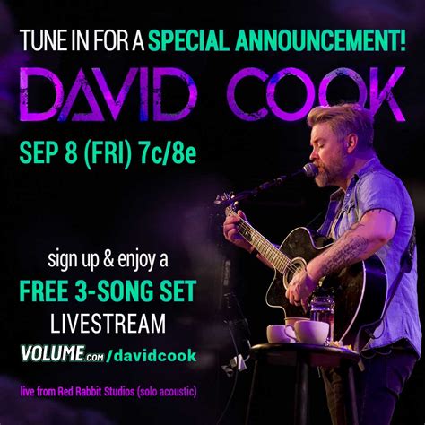 Image result for David Cook Live
