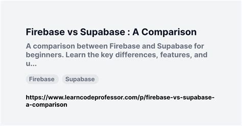 Image result for Supabase vs MySQL