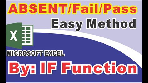 Image result for If Function in Excel Pass OR Fail