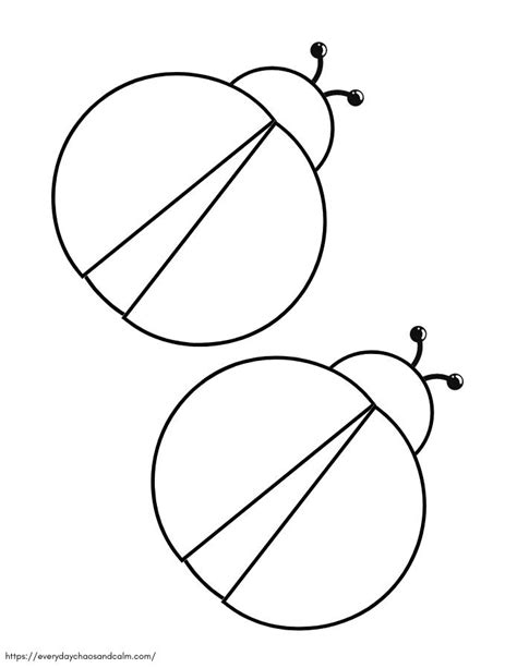 Image result for Free Printable Ladybug Pattern