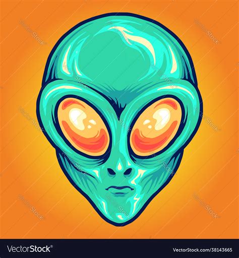 Image result for Alien Head Cartoon