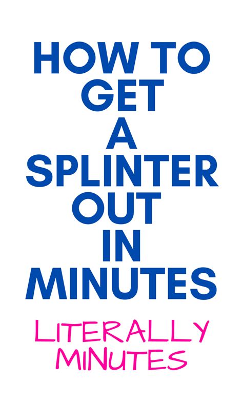 Image result for Deep Splinter Removal