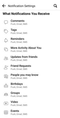 Image result for Turn Off Facebook Notifications