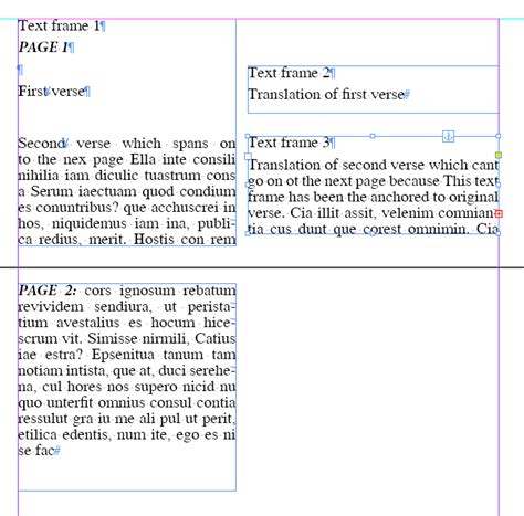 Image result for Story Threaded Text Frame in InDesign