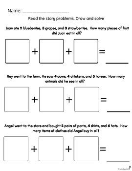 Image result for Story Problems On Addition