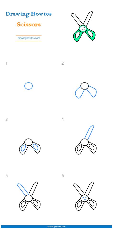 Image result for How to Draw Scissors