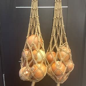 Image result for Potato Storage Macrame Tutorial