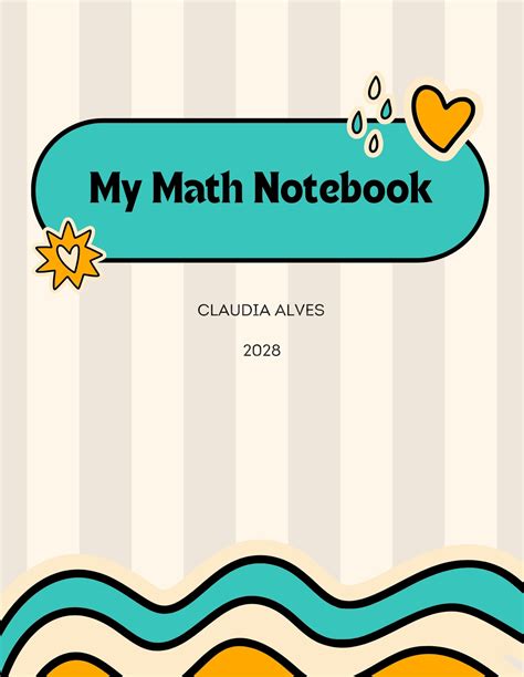 Image result for Creative Math Notebook Cover Designs