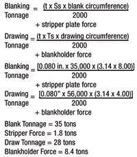 Image result for Drawing Blank Calculation Formula