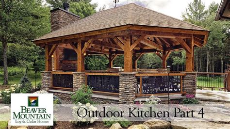 Image result for Timber Frame Outdoor Kitchen