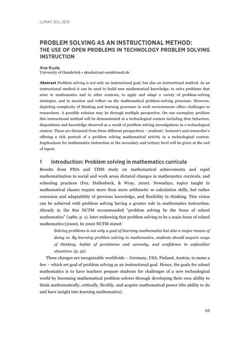 Image result for Problem Solving Instruction