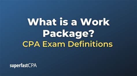 Image result for Work Package Definition