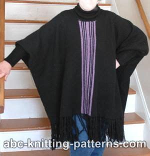 Crochet Patterns Galore - Poncho with Sleeves