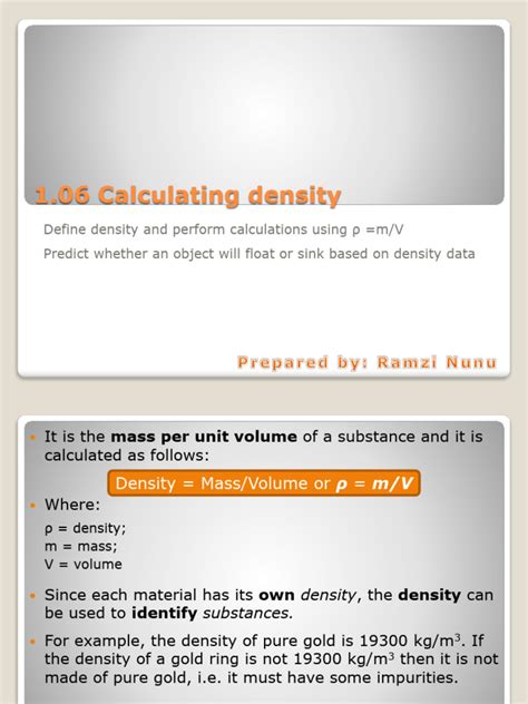Image result for Calculating Density Formula