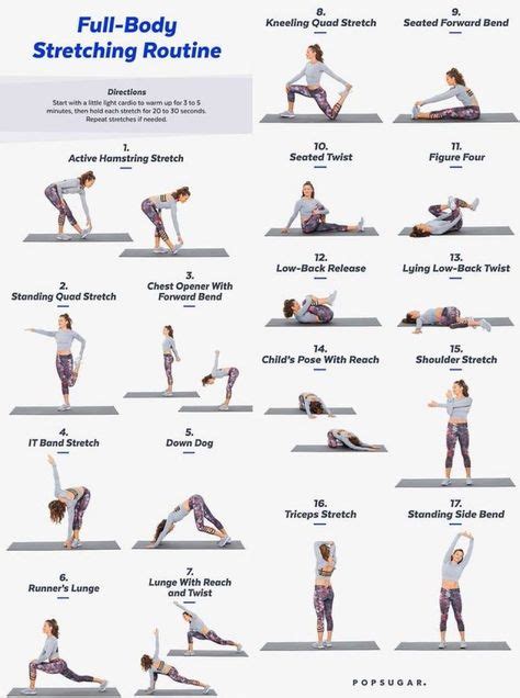 Image result for Stretching Exercise Chart